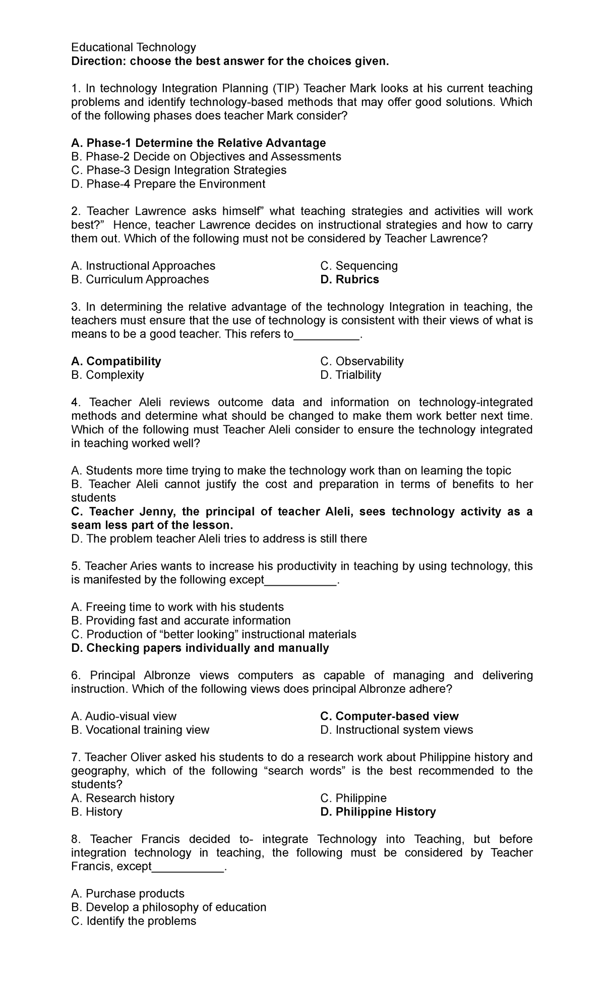 Educational Technology part 4 - Educational Technology Direction ...