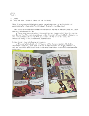 Morgan Bockhorst C970 Task 2 - Morgan Bockhorst C Task 2 A. The books I ...