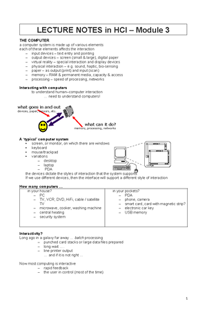 1 Introduction to HCI - Human Computer Interaction - Introduction to ...
