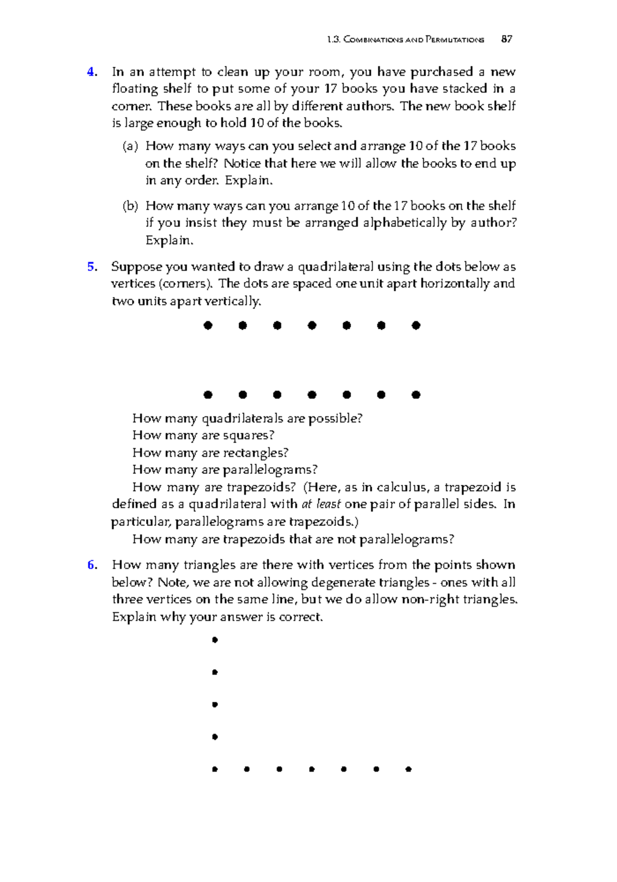 Discrete Mathematics 35 Combinations And Permutations 87 In An Attempt To Clean Up Your Room