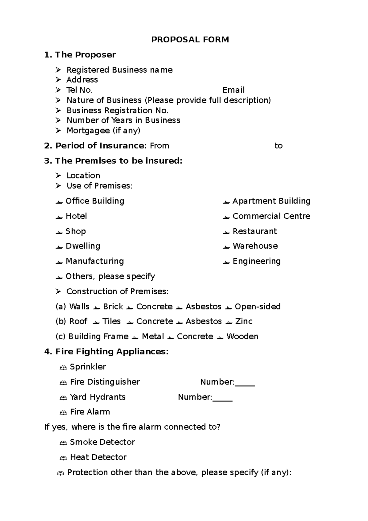Proposal form - This is a very good and detailed article. Everyone ...