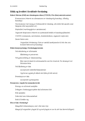 Kvalitativ-metode - Begreper i kvalitativ metode Abduktiv tilnærming ...