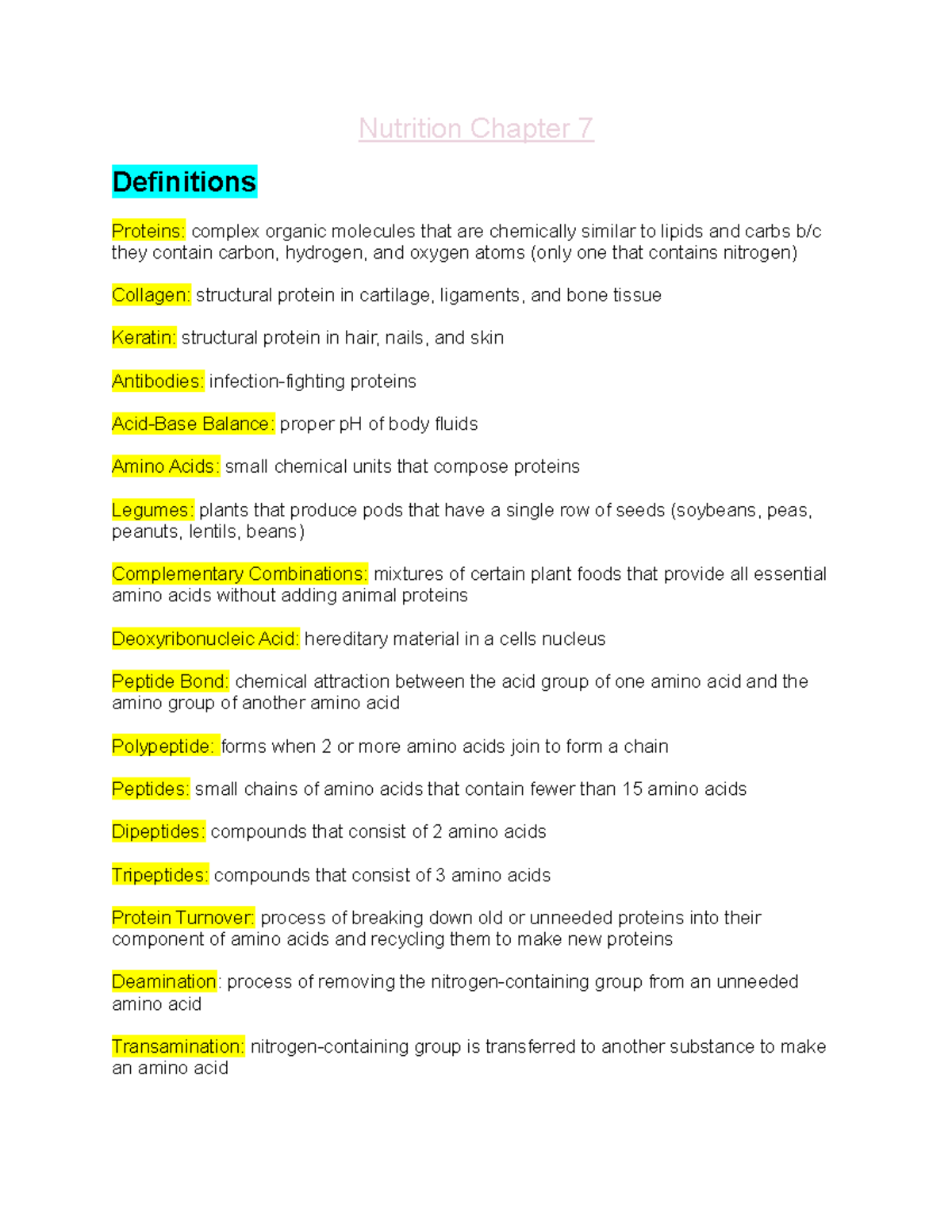 Nutrition Chapter 7 - Studocu