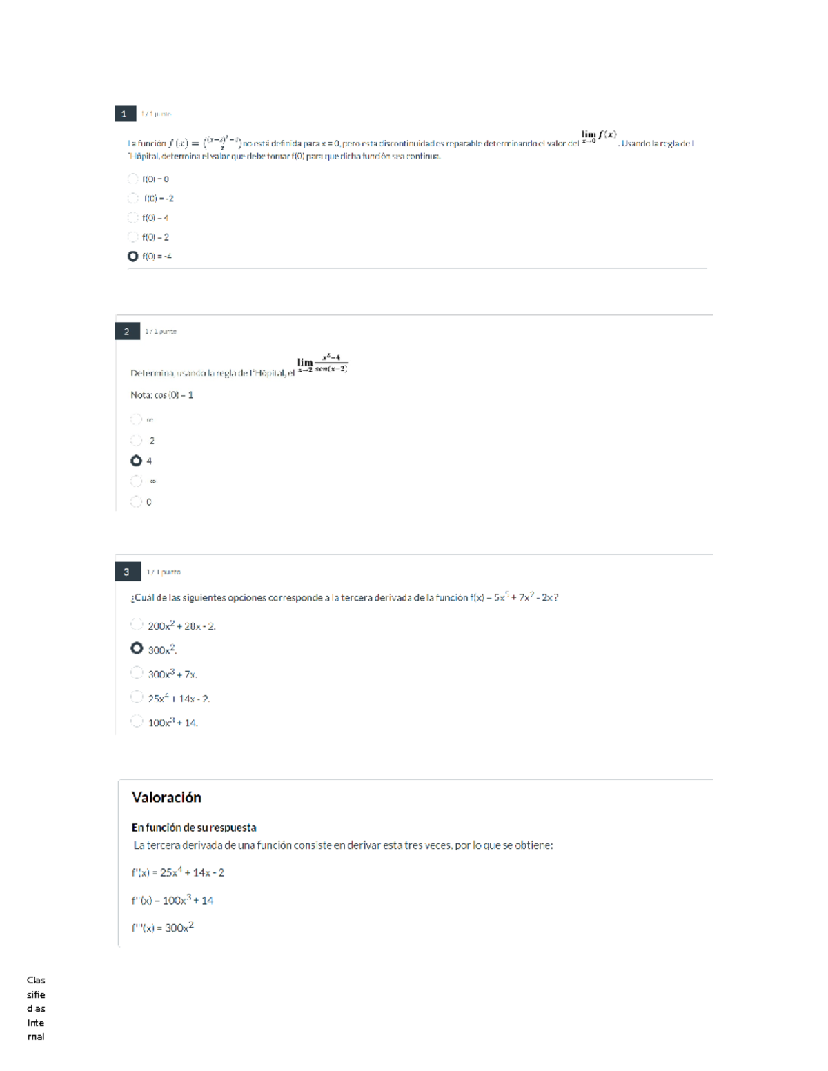 TEST Calculo 4 - test cuarto modulo - fundamentos de matematica - sifie ...