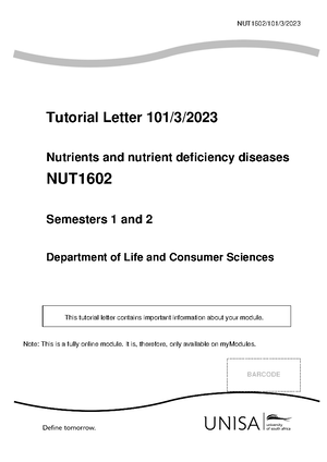 Vitamin A [Unisa] - HANDWRITTEN NOTES - Understanding Normal and ...