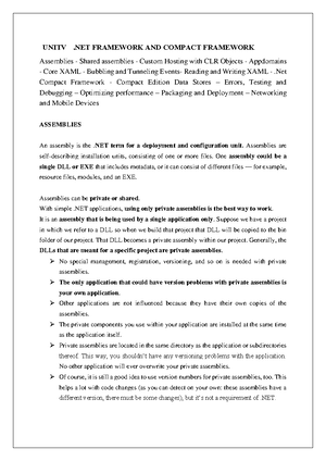 UNIT2 Notes C# - 3fwefwe - UNIT-II C# ADVANCED FEATURES Delegates ...