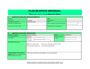 Prolexia evaluacion COP - Evaluación de PROLEXIA. Diagnóstico y ...