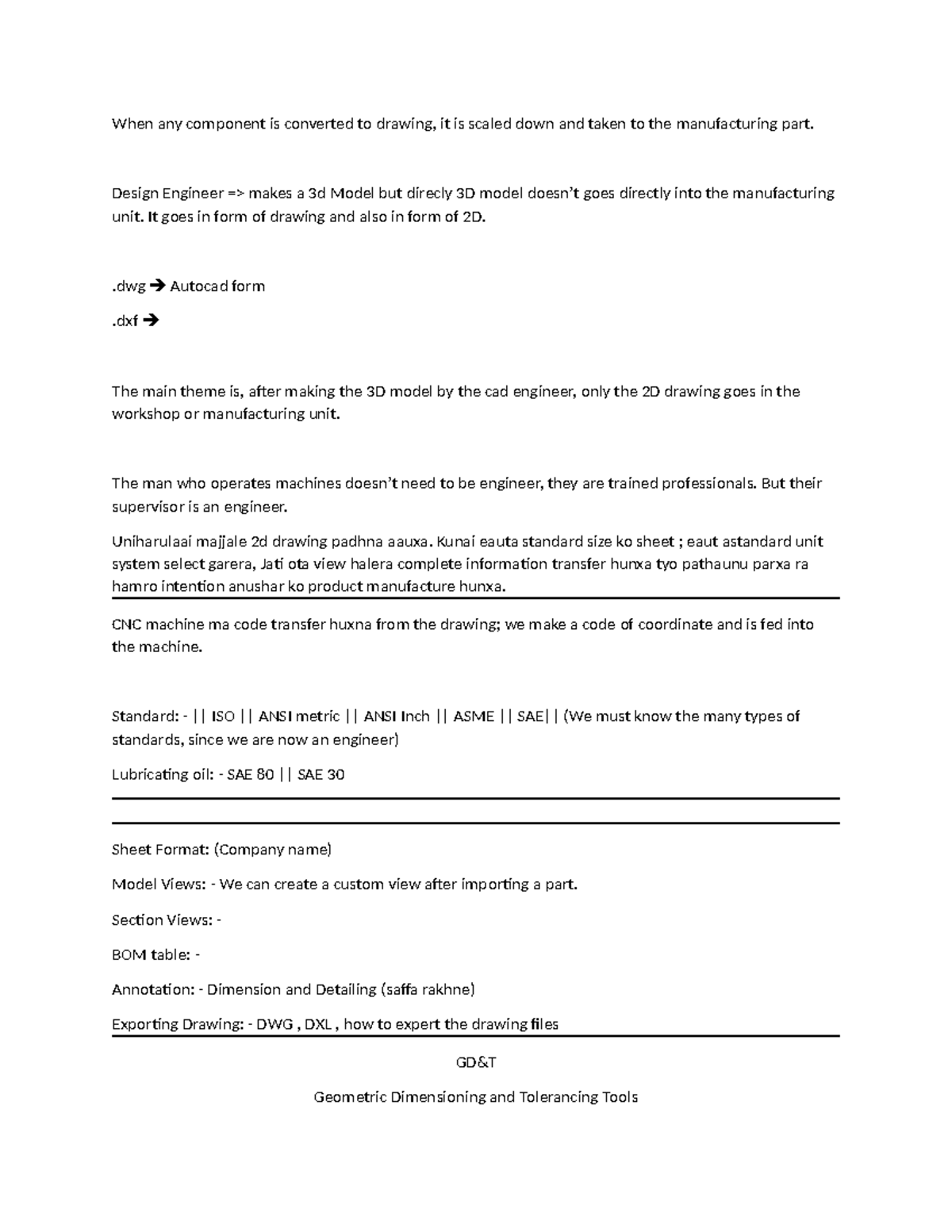 Part desing to drawing - When any component is converted to drawing, it ...