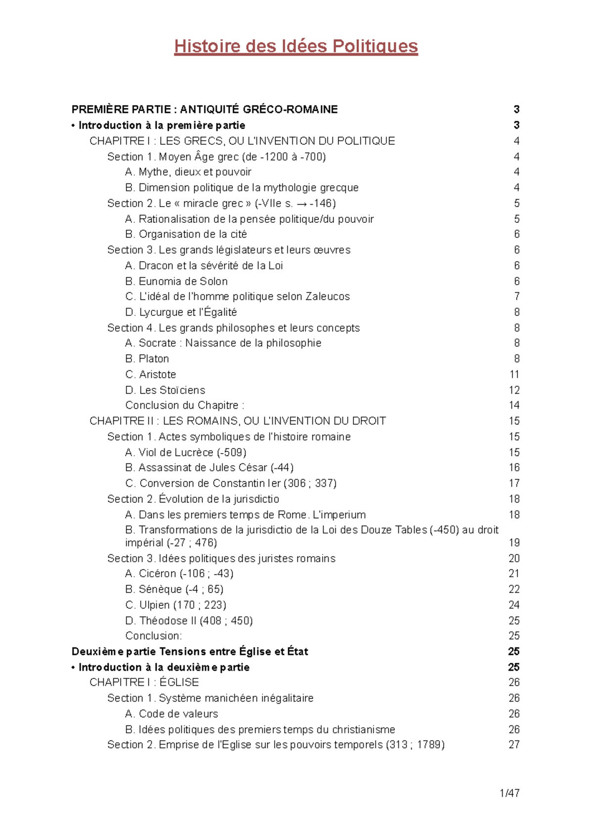 Histoire des Idées Politiques - B. Transformations de la jurisdictio de ...