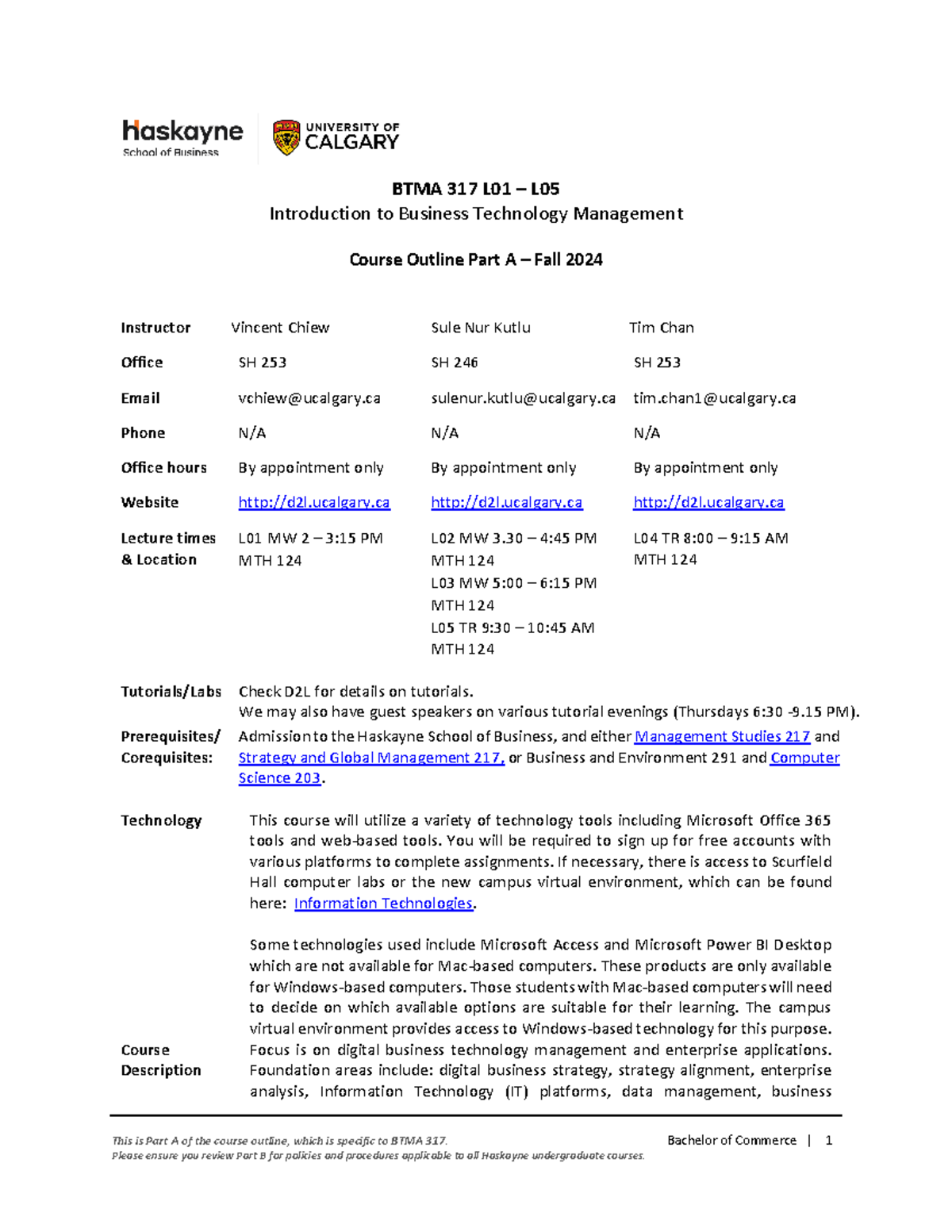 F24 BTMA 317 L01-L05 Course Outline - Kutlu, Chan, Chiew - This is Part ...