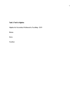 Task 4 C879 - First attempt - Task 4 A. Quadratic equations originated ...