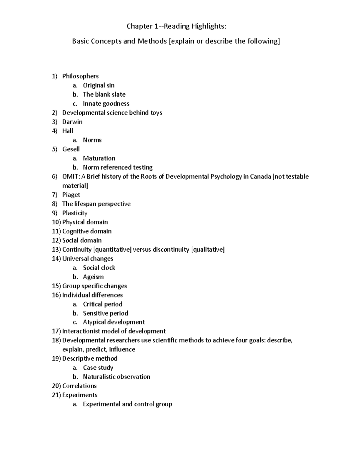 Module 2 Basic Concepts and Methods Reading Highlights - Chapter 1 ...