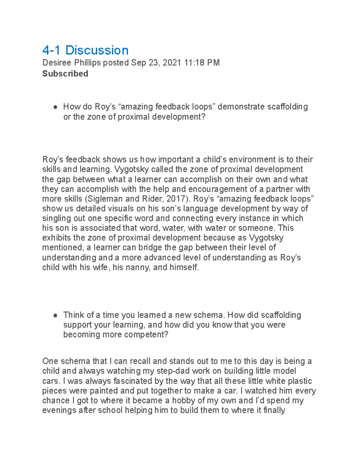 4-1 Discussion - 4-1 Discussion Desiree Phillips posted Sep 23, 2021 11 ...