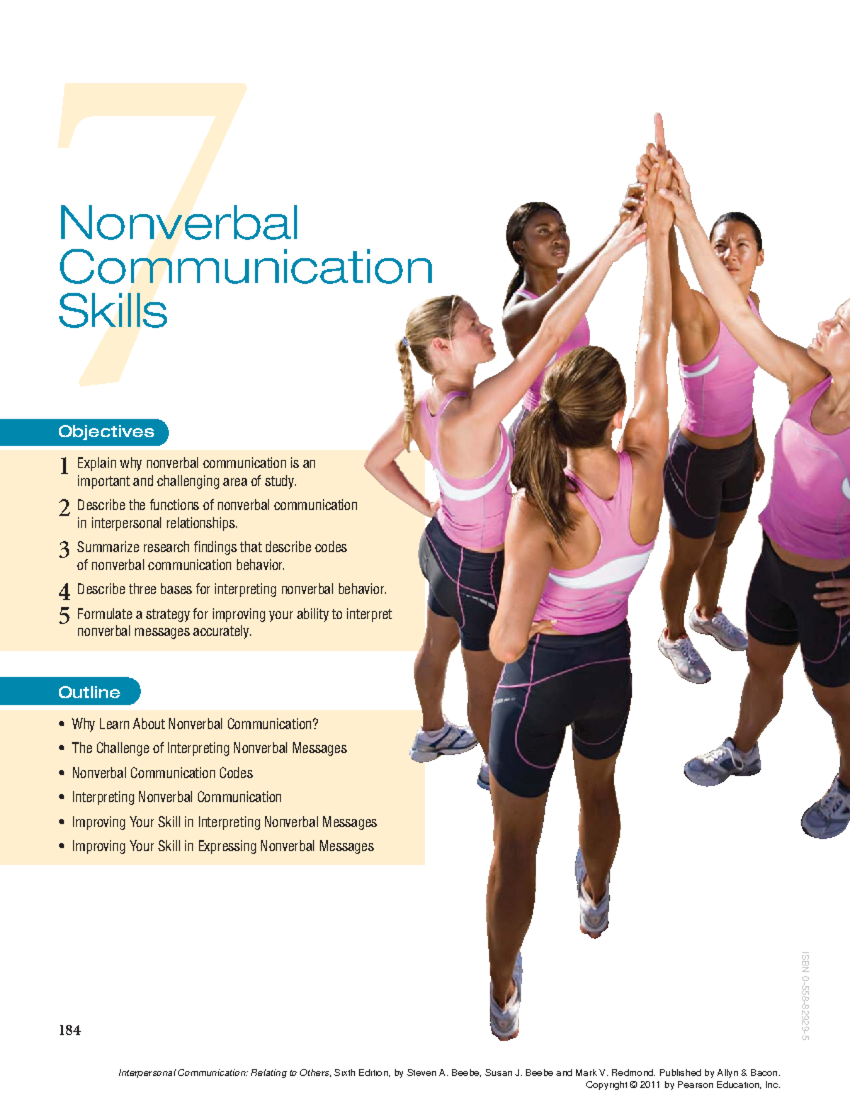 Interpersonal Communication 6e Ch07 - 7 Nonverbal Communication Skills ...