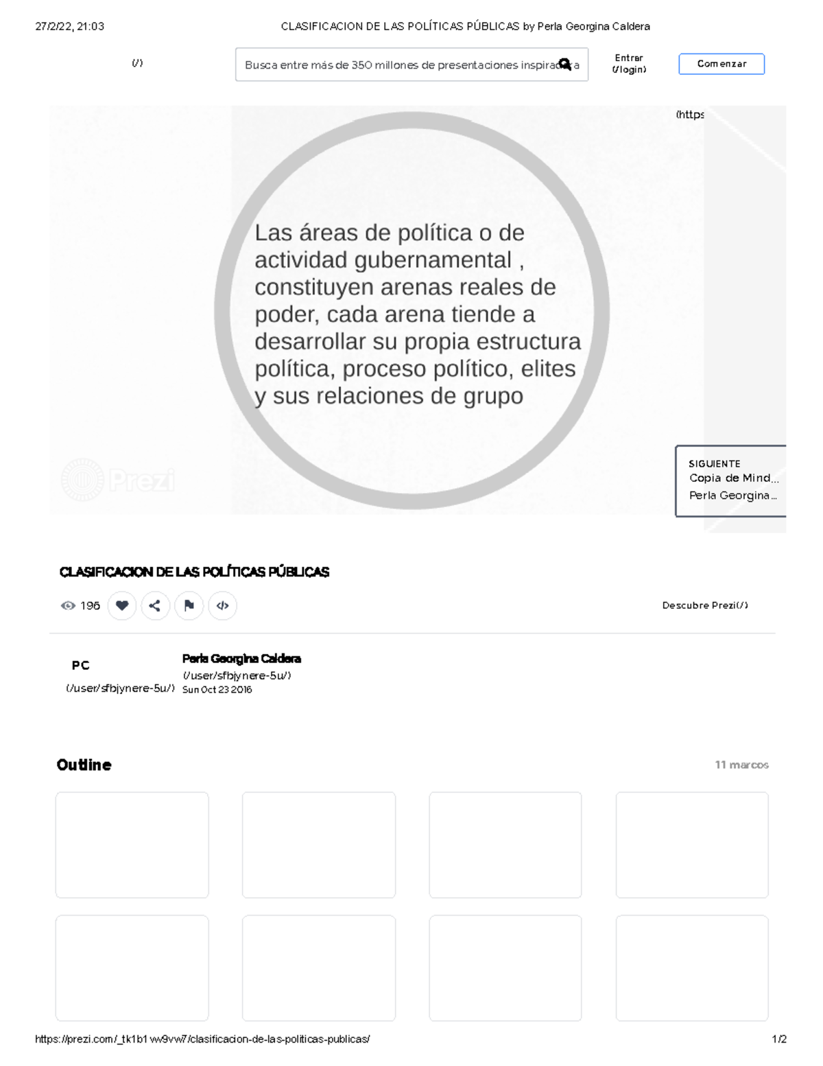 Clasificacion DE LAS Políticas Públicas by Perla Georgina Caldera - 27 ...