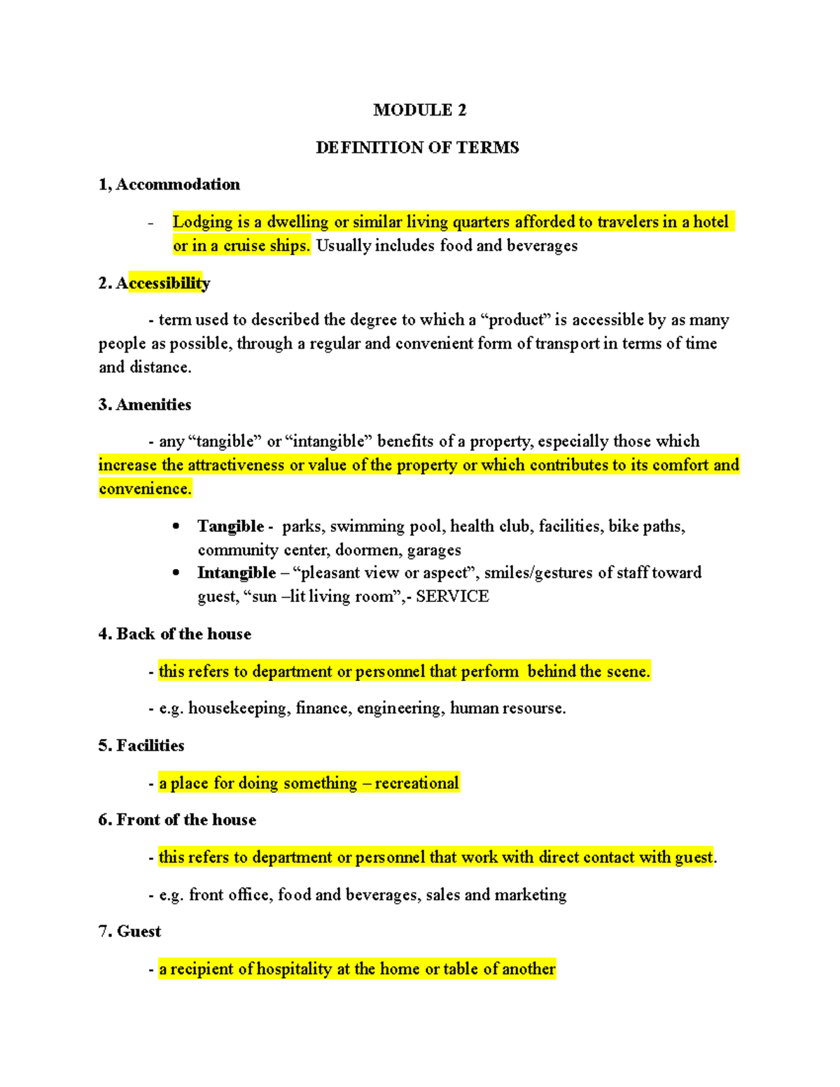 Intro TO HRS 2 - lECTURE nOTES - MODULE 2 DEFINITION OF TERMS 1 ...