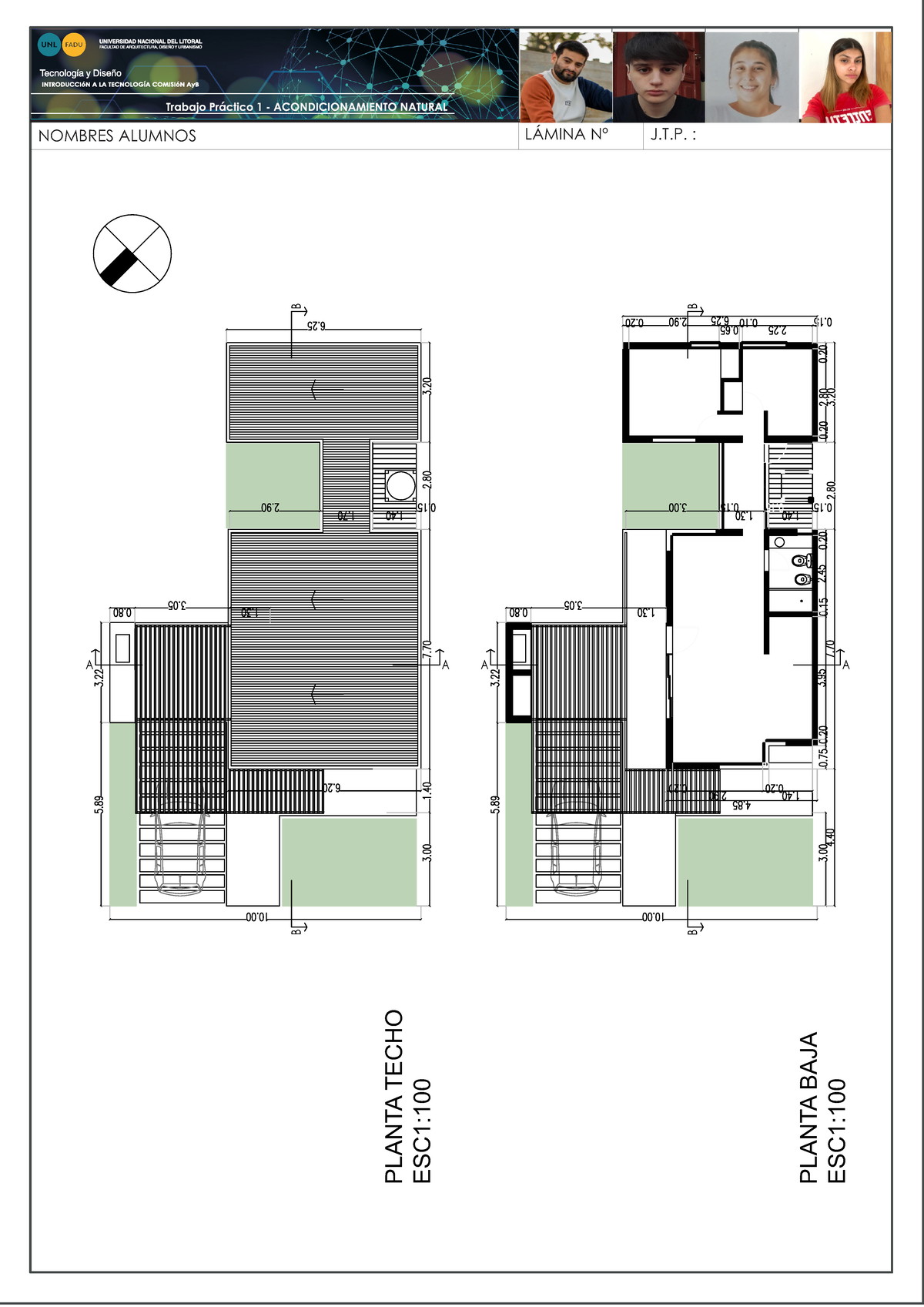 Sin título-1 - Planta original de la vivienda de plan procrear y plantas modificadas por alumnos ...
