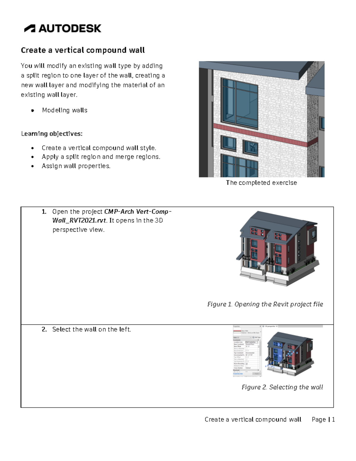 22010 8 SBS M2 02 Vert-Comp-Wall - Create a vertical compound wall Page ...