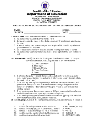 Ed 103 Reviewer - BSED SCIENCE - ED 103 REVIEWER MIDTERM School as an ...