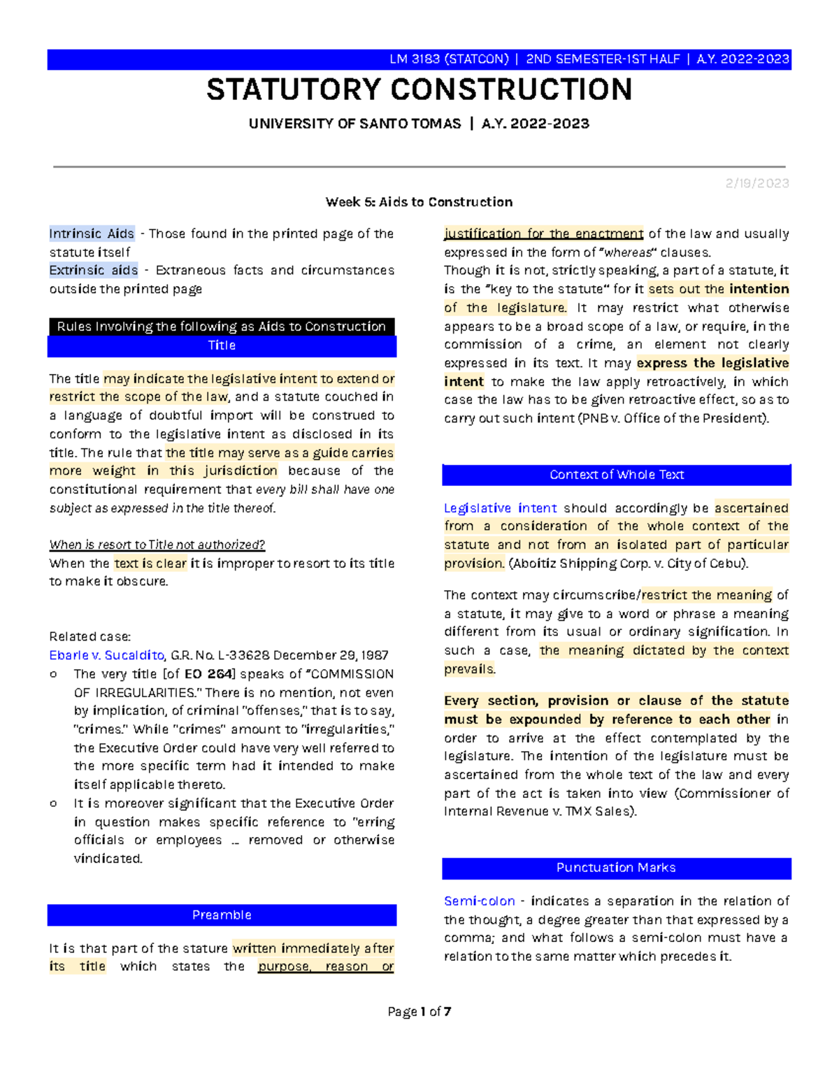 Statcon Aids to Construction Reviewer - LM 3183 (STATCON) | 2ND ...