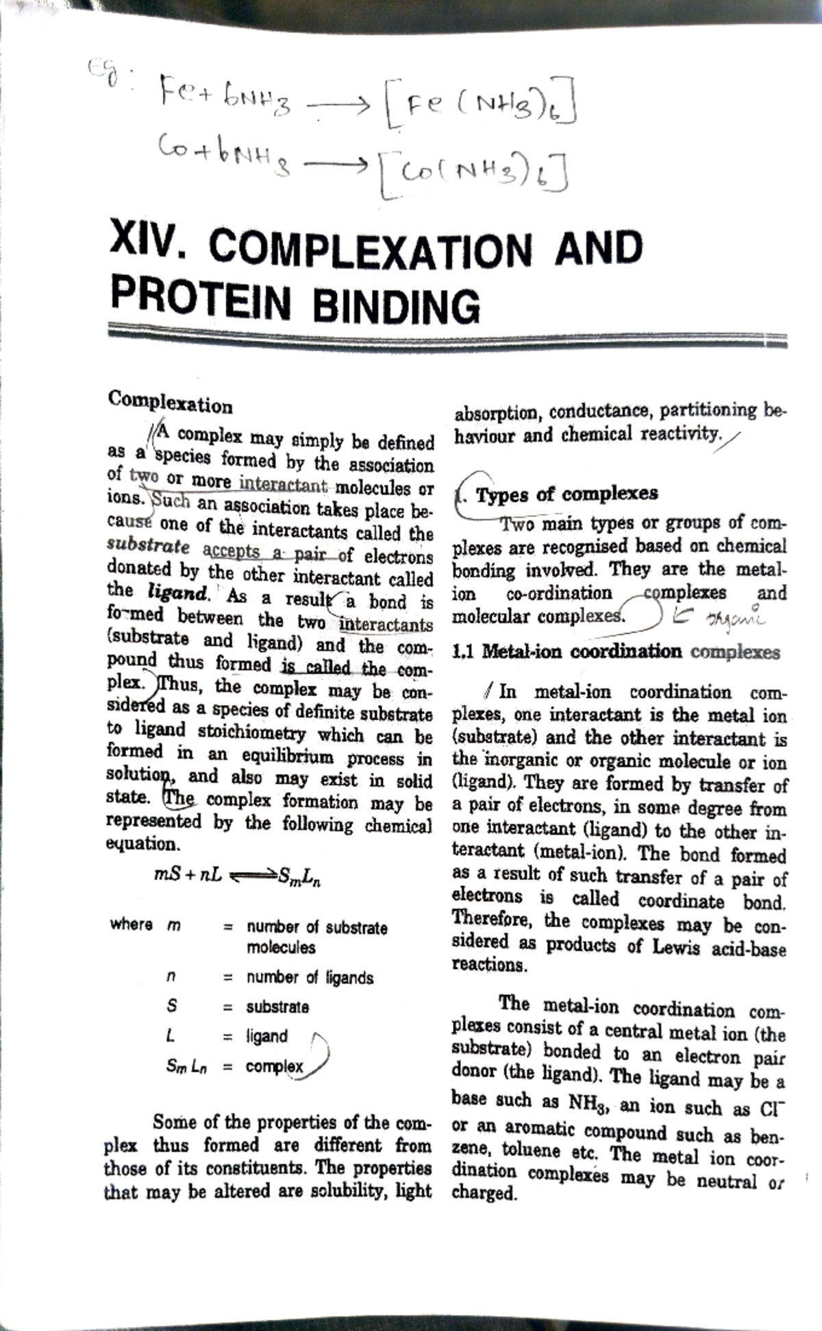 Adobe Scan 20 Mar 2024 - Fe+ Cotb. XIV. COMPLEXATION AND PROTEIN ...