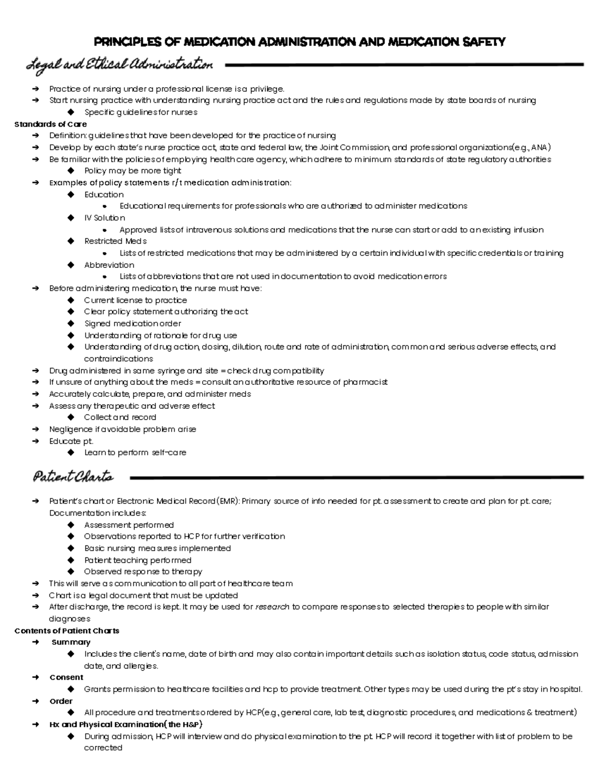 06 Principles - PRINCIPLES OF MEDICATION ADMINISTRATION AND MEDICATION ...