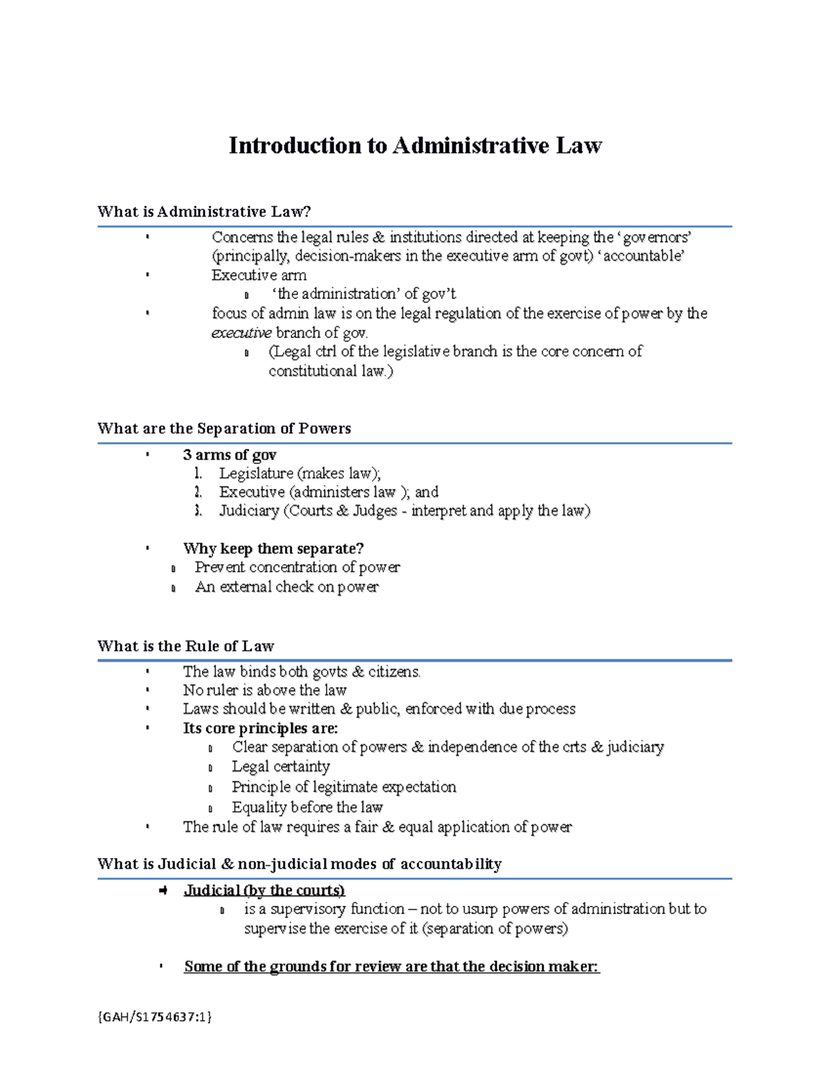 Administrative-Notes-Alita.docx (S1754637 x D43CF) - Introduction to ...
