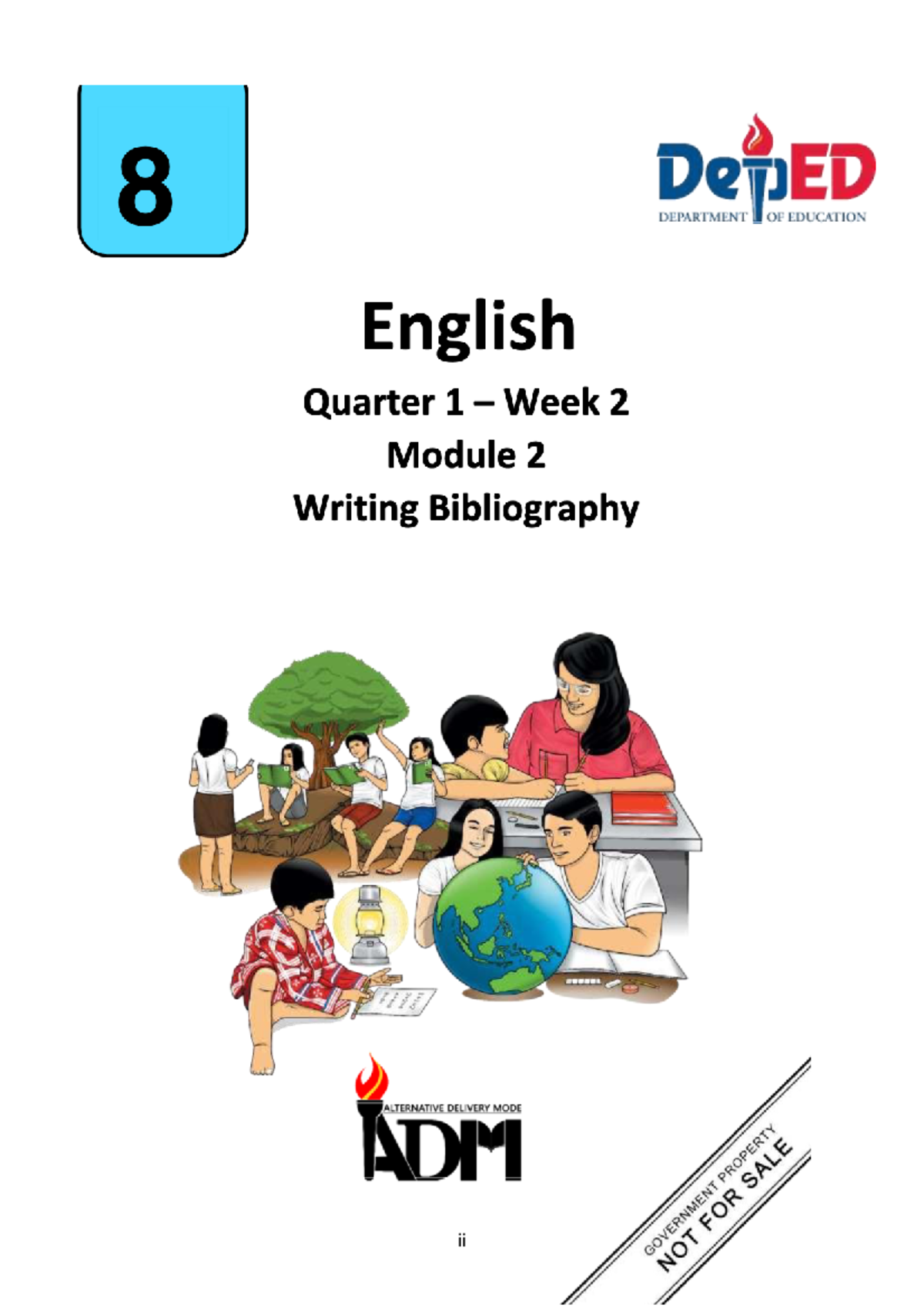 Module in English Quarter 1 week 2 - 8 DeijED DEPARTMENT OF EDUCATION English Quarter 1 Week 2 ...