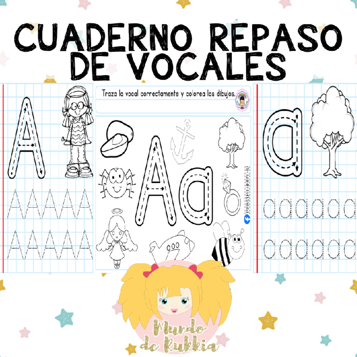 Cuaderno repaso de vocales recopilado por Mundo de Rukkia (1) (1 ...