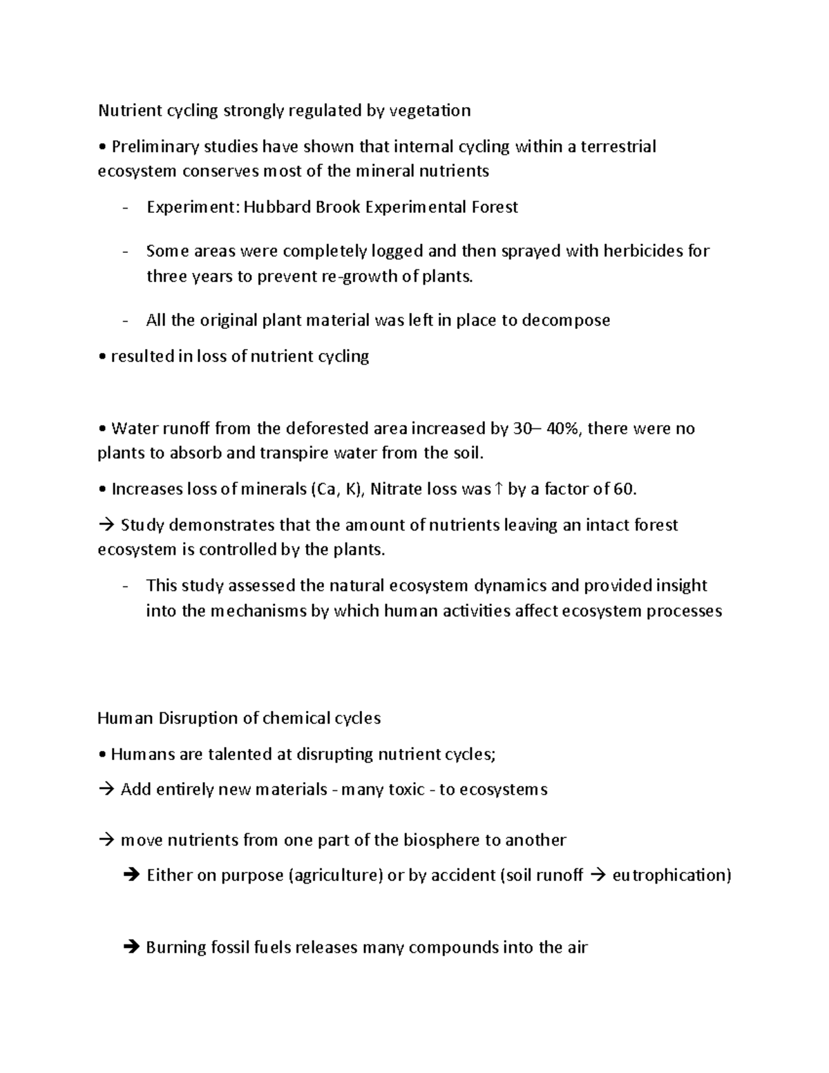 91 - Nutrient cycling strongly regulated by vegetation 1 - Nutrient ...