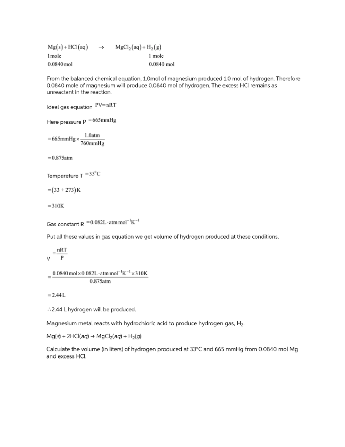 Doc1note87 - study example for the exam - CHEM 1011 - Studocu