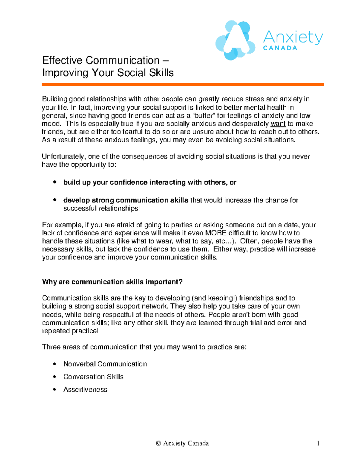 Effective Communication and - Effective Communication – Improving Your ...