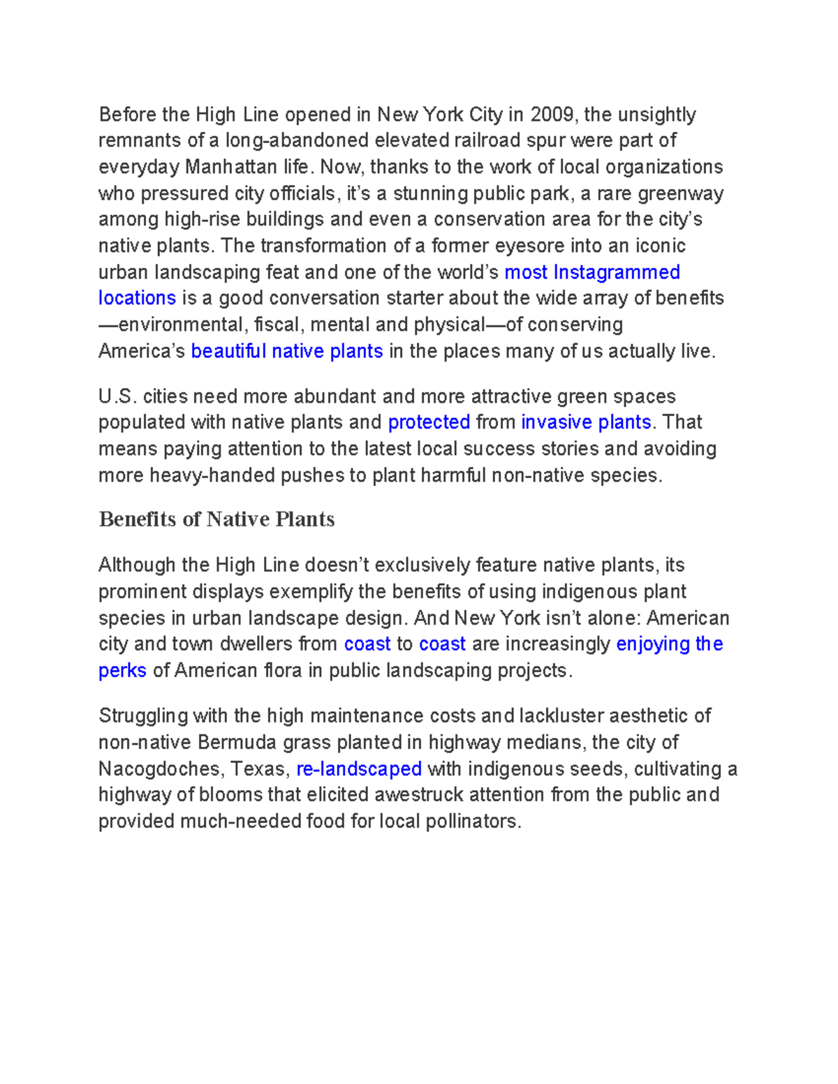 Work is a human need, an essential part of life. We work not just ...