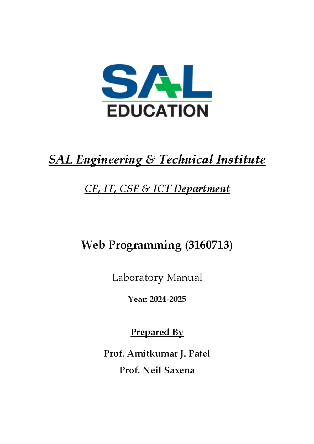 4. WP lab manual Final - Vdbdbdbd - Computer Science SL - Studocu
