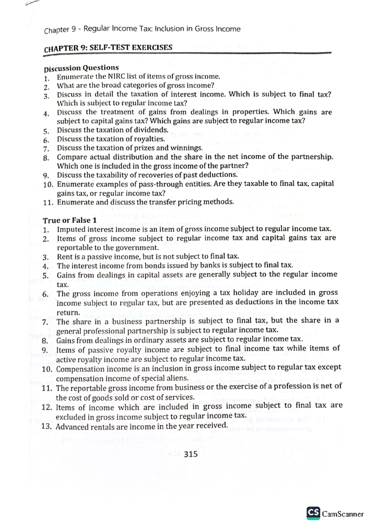 Tax-9-10 - notes for tax - Income Taxation - Studocu