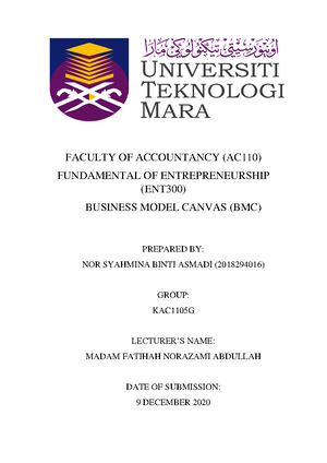 Pairwork test - Pair work test example - Nor Syahmina binti Asmadi ...