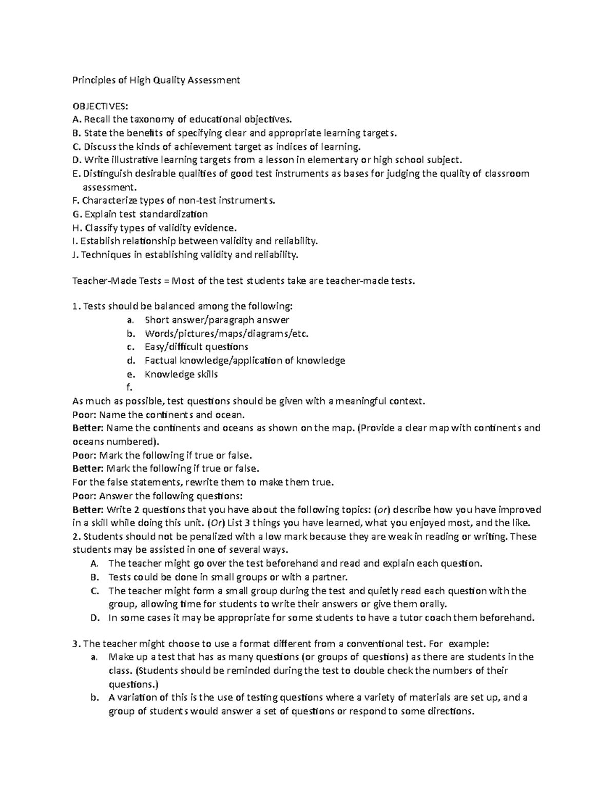 Principles Of High Quality Assessment Principles Of High Quality principles-of-high-quality-assessment-principles-of-high-quality