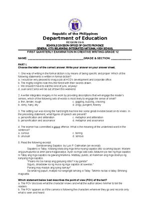 OCC Module 5 Typesofspeechcontext - CO_Q1_Oral Communication SHS Oral ...