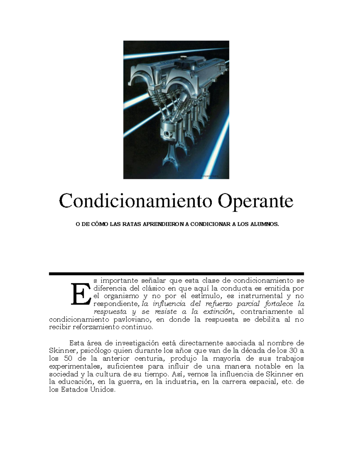 Guia PARA Trabajar CON Ratas - Condicionamiento Operante O DE C”MO LAS ...