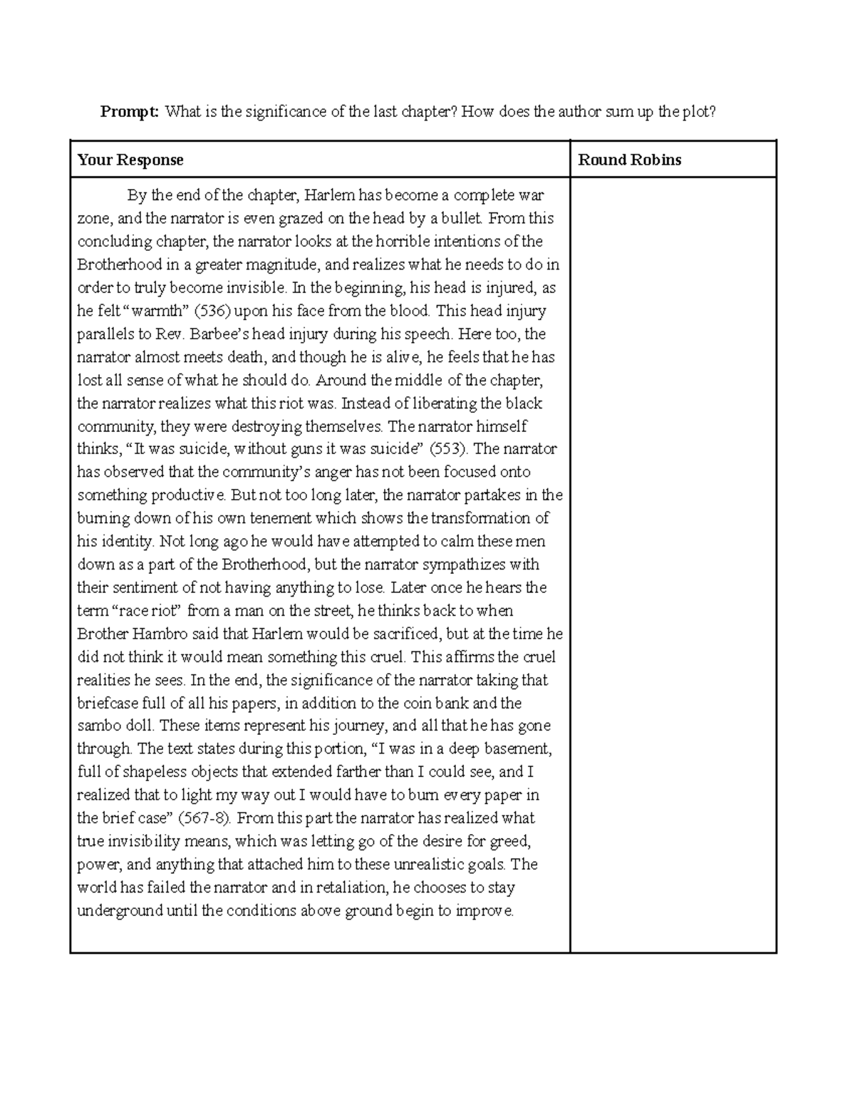 2019-english literature(engl220)-reading notes week10 - Prompt: What is ...