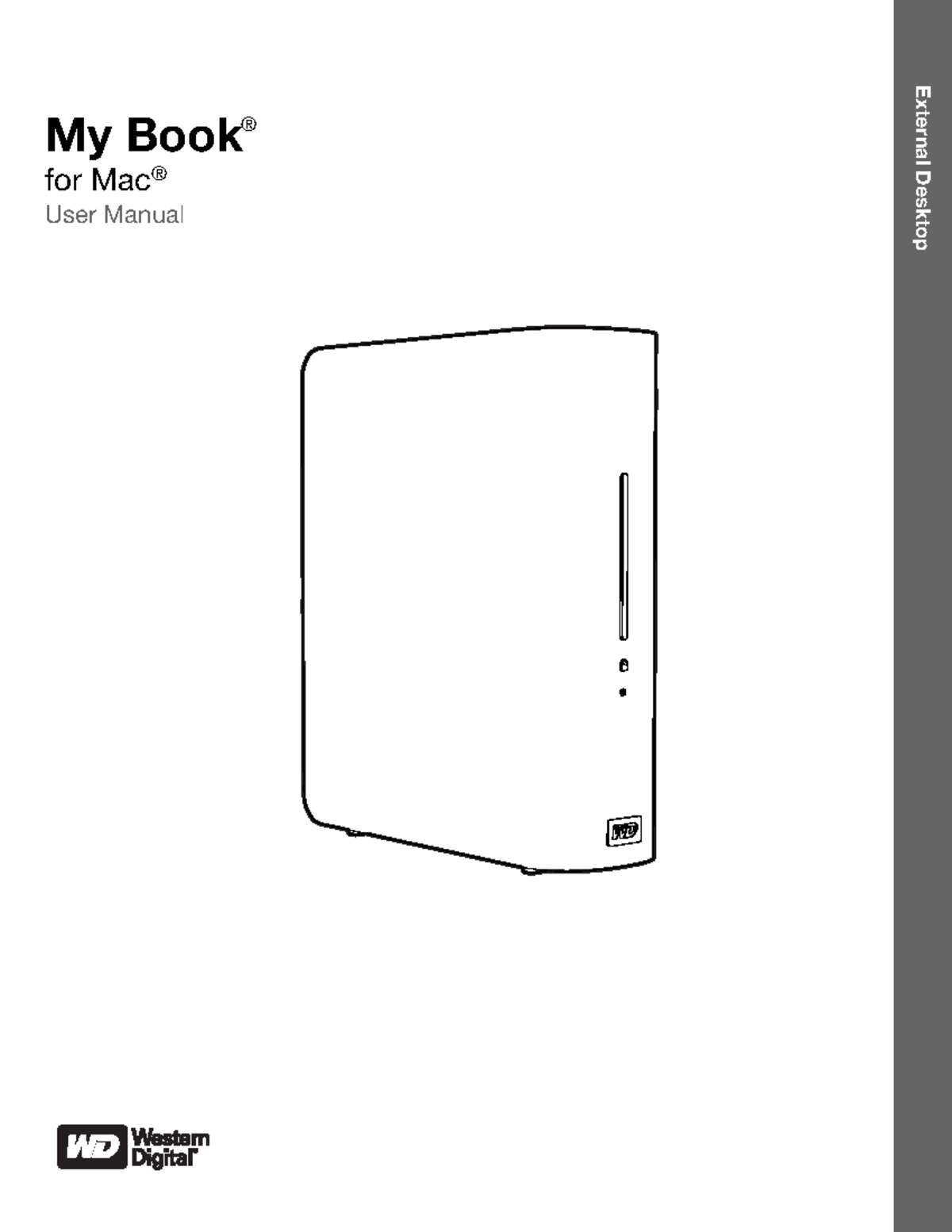 User Manual - easy to understand - External Desktop My Book for Mac ...