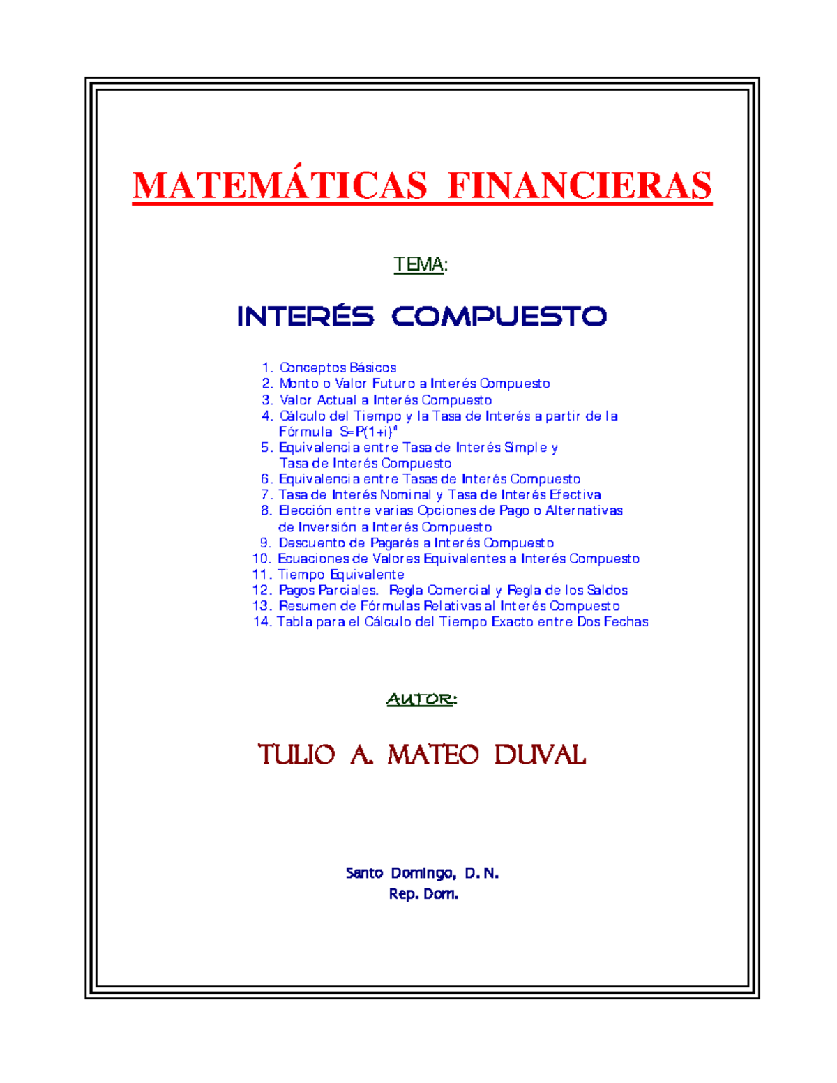 Interes compuesto - Libro que te ayuda a entender los temas más fácil ...