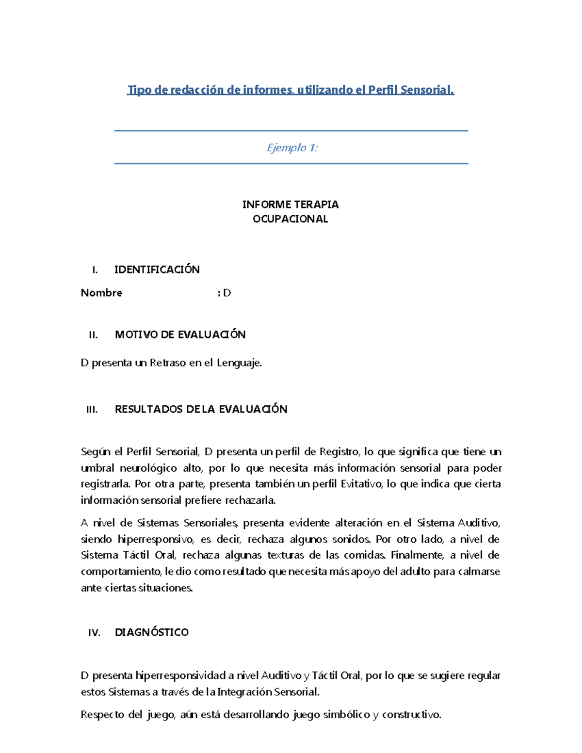 Ejemplos DE Redaccion DE Informes - Tipo de redacción de informes ...