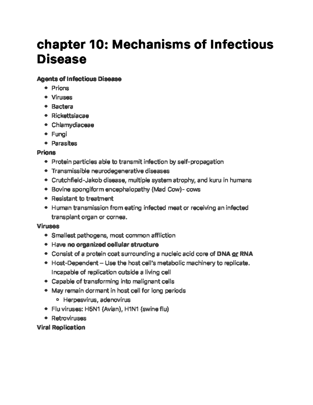 Chapter 10 Mechanisms of Infectious Disease - c h a p te r 1 0 : M e c ...