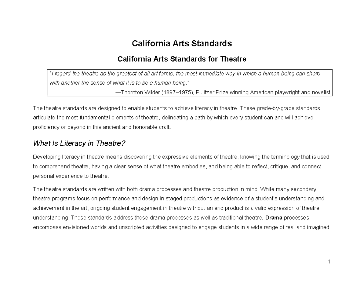 Vapatheatrestds - Information to help with the task - California Arts ...