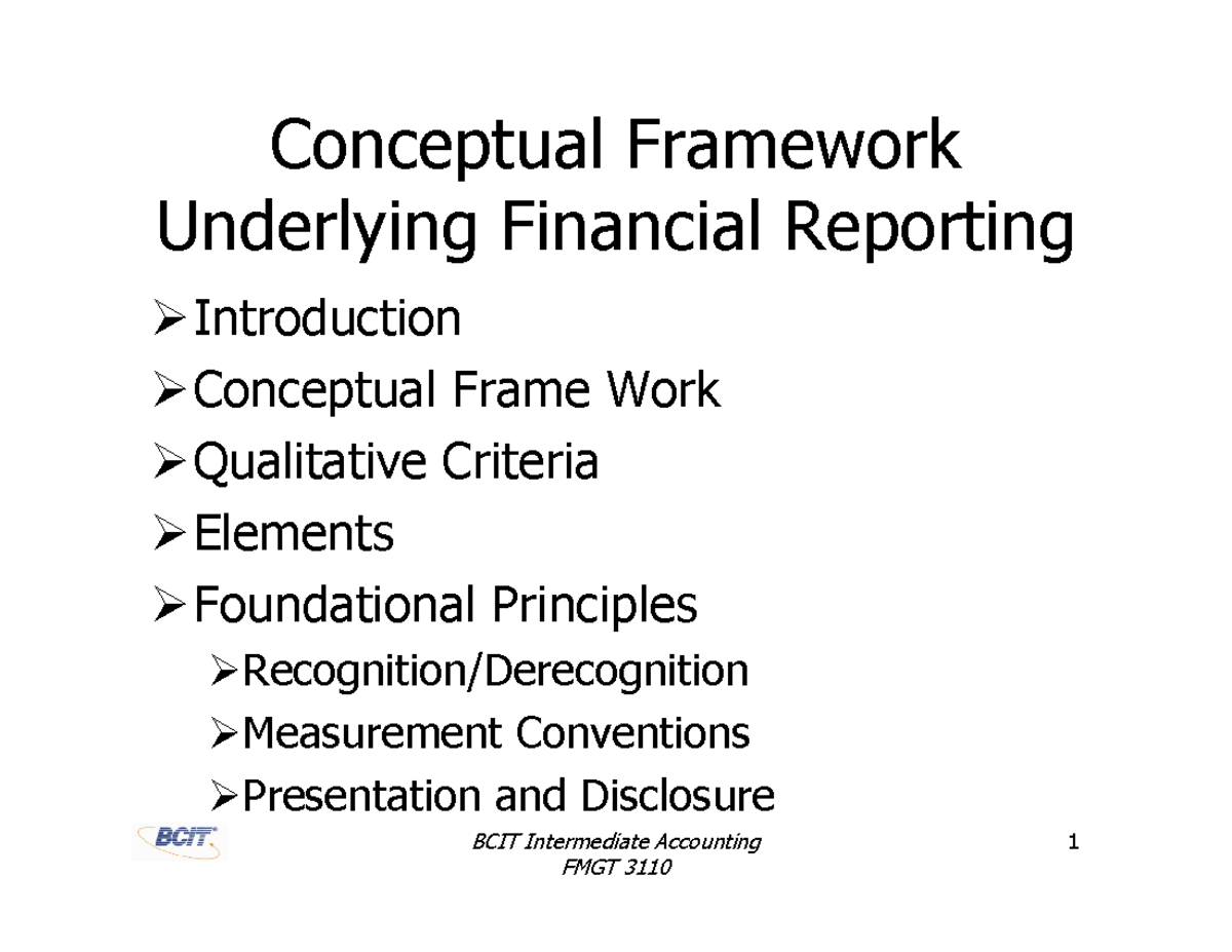 Chapter 2 Conceptual Framework For Financial Accounting Studocu