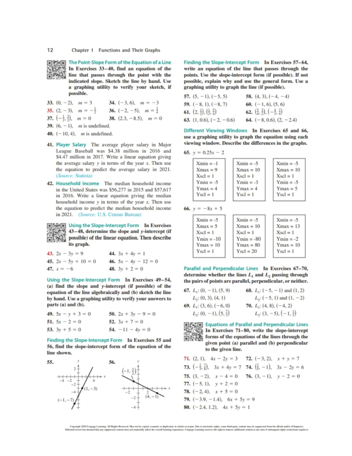 2 - Precalculus Notes - 12 Chapter 1 Functions and Their Graphs The ...