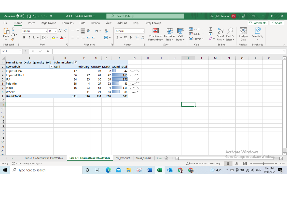 Lab-4-1 - For data driven decision making lab - EML 2322L - Studocu