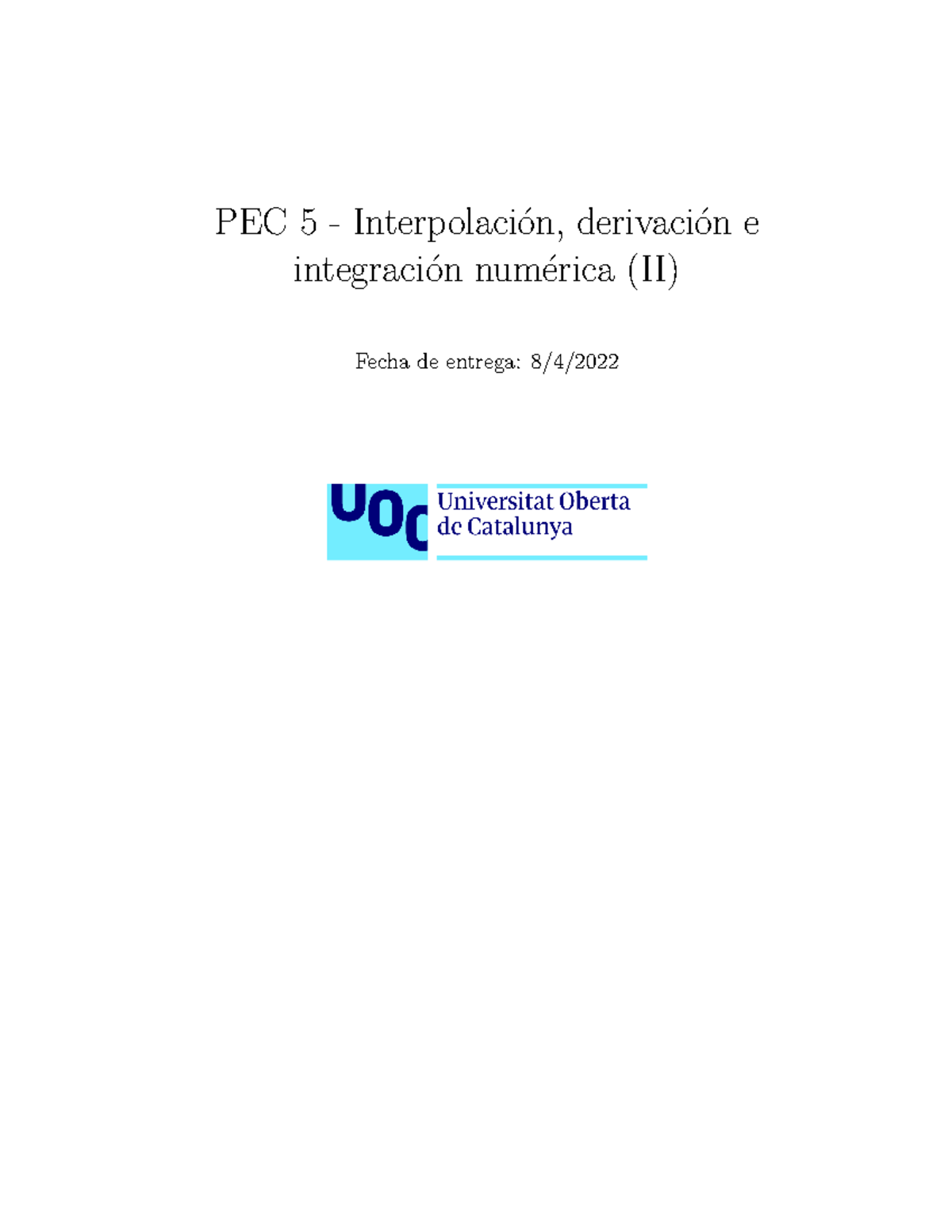 PEC 5 - PEC 5 - Metodes numerics per a les ciencies de dades PEC 5 ...