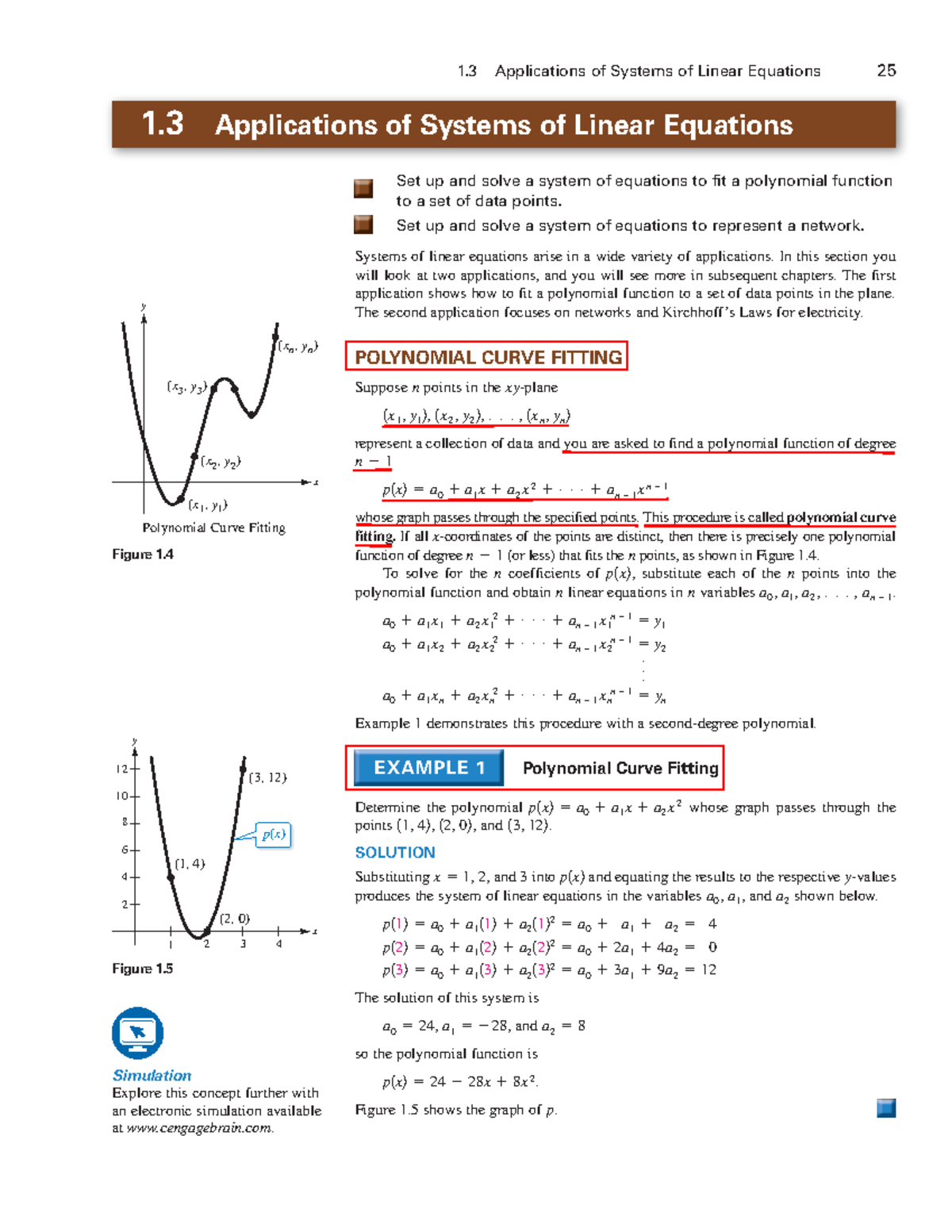Applications in Ch1 - ####### 1 Applications of Systems of Linear ...